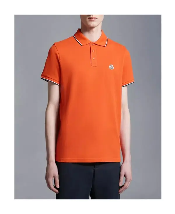 Moncler Logo Patch Polo Shirt