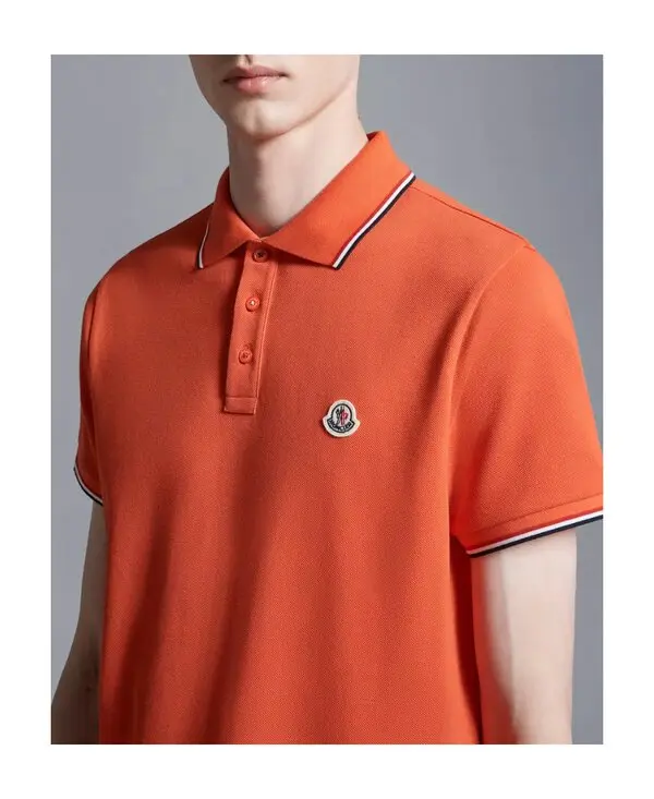 Moncler Logo Patch Polo Shirt