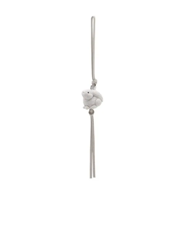 Loewe Bunny Charm In Felt And Calfskin