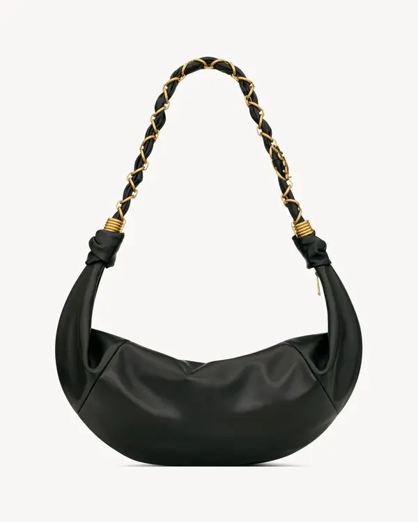 Saint Laurent Amalia Zipper Shoulder Bag