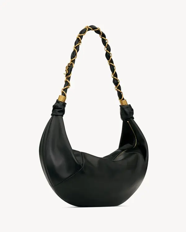 Saint Laurent Amalia Zipper Shoulder Bag