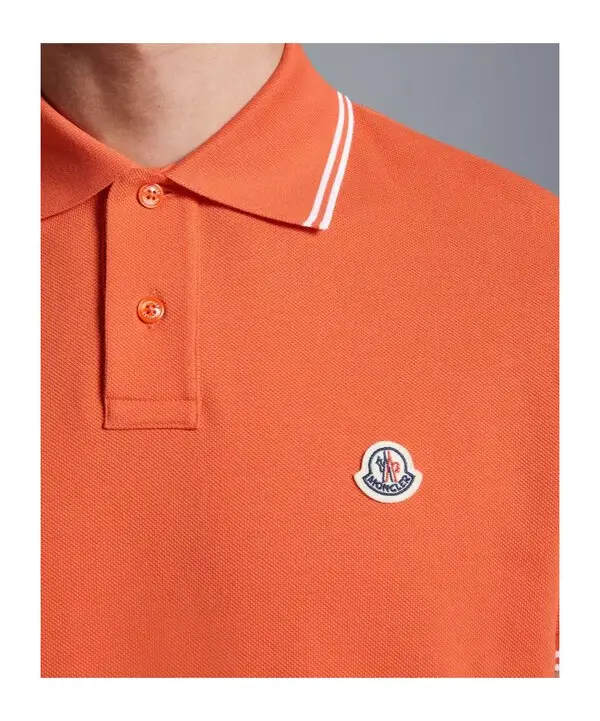Moncler Logo Patch Polo Shirt