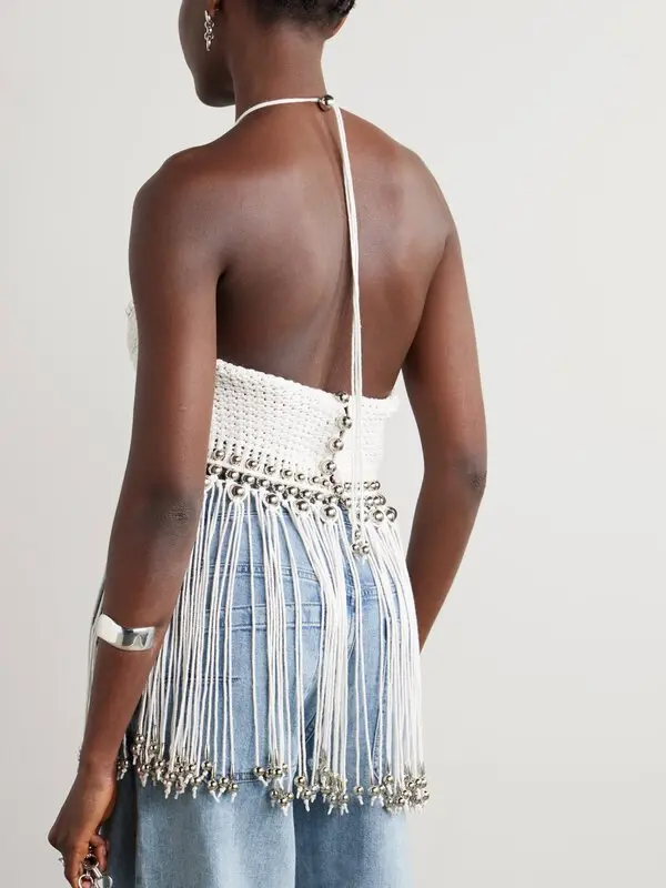 Rabanne Tassel-decorated Top