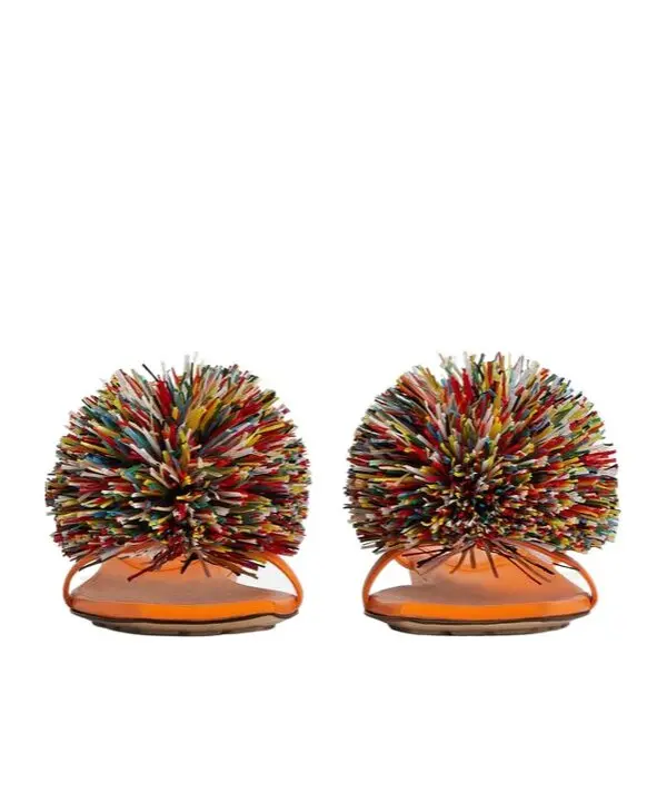 Bottega Veneta Adam Flat Sandals With Embellished Balls