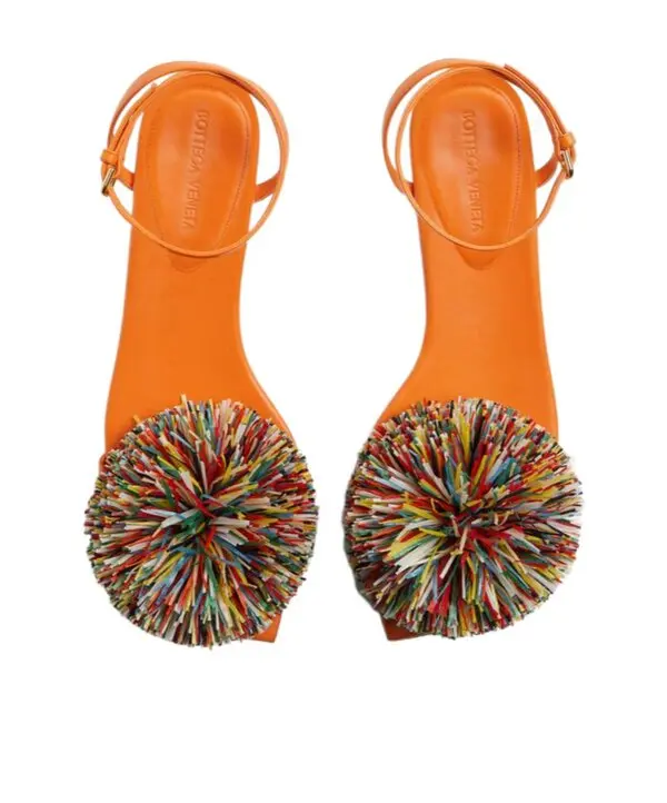 Bottega Veneta Adam Flat Sandals With Embellished Balls