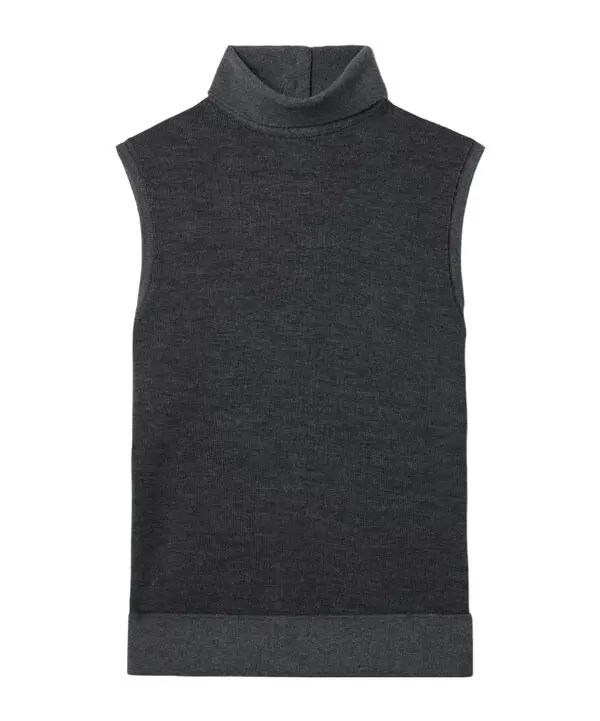 Proenza Schouler Sandrine Ribbed Turtleneck Vest