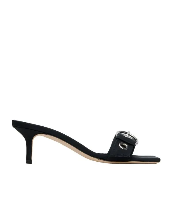 AeydĒ Ilvy Eyelet Grosgrain High Heel Sandals