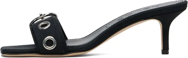 AeydĒ Ilvy Eyelet Grosgrain High Heel Sandals