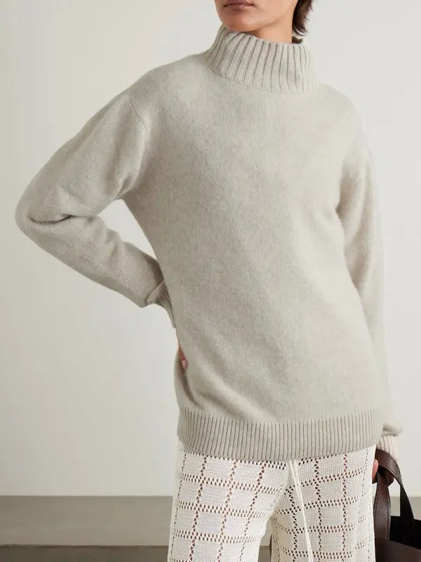 THE ELDER STATESMAN Cashmere Turtleneck Sweater