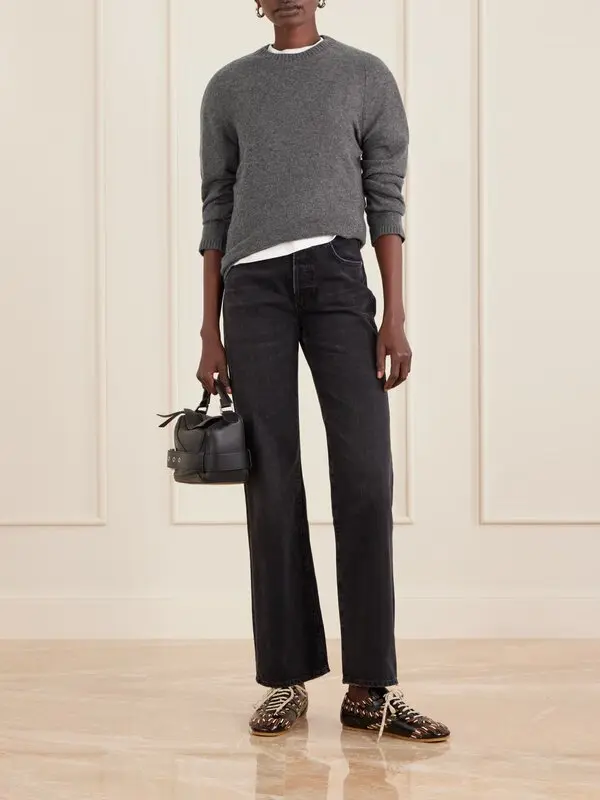 THE ELDER STATESMAN Laurel Cashmere Sweater