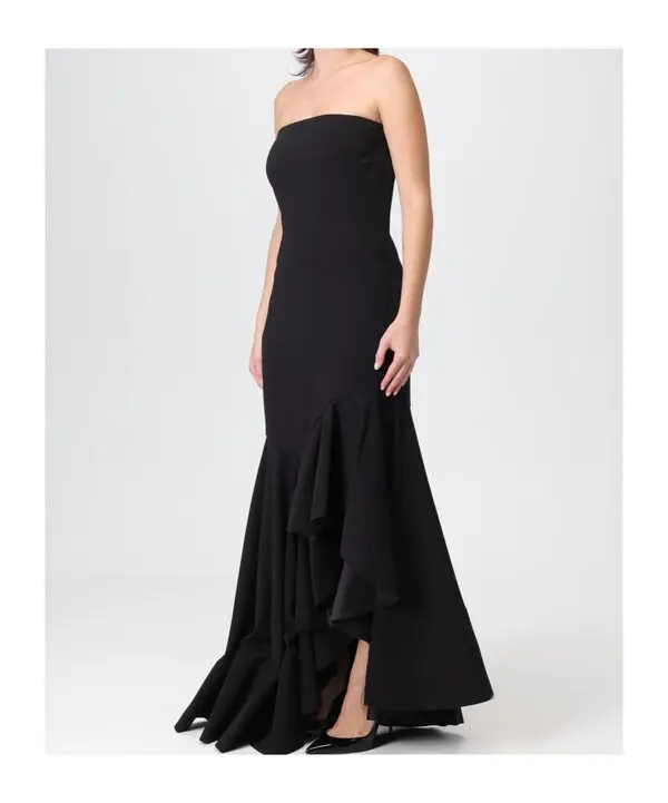 Solace Off-shoulder Ruffled Hem Dress