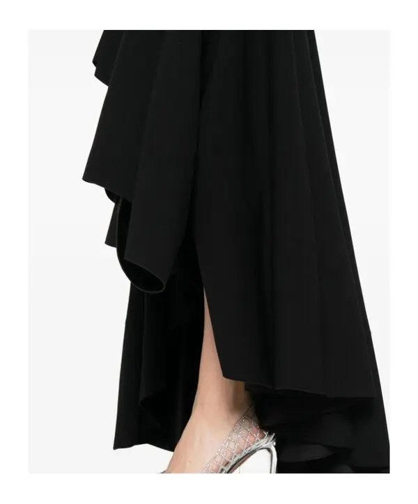 Solace Off-shoulder Ruffled Hem Dress