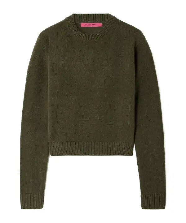 THE ELDER STATESMAN Crew Neck Cashmere Sweater