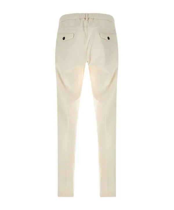 Eleventy Drawstring-waist Tapered Trousers