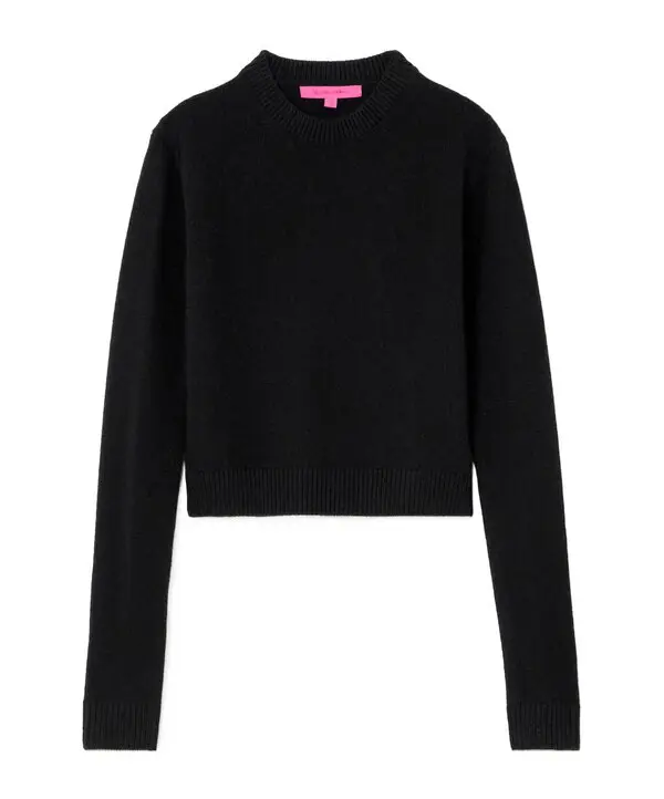 THE ELDER STATESMAN Cropped Cashmere Sweater
