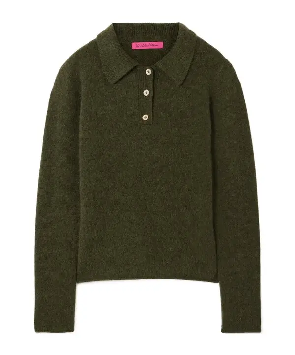 THE ELDER STATESMAN Cashmere Polo Shirt