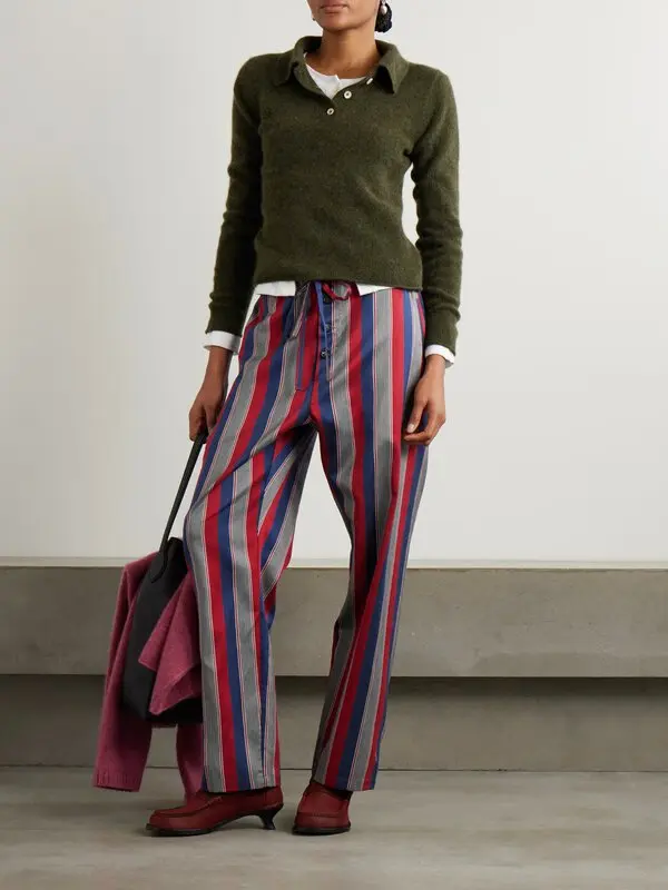 THE ELDER STATESMAN Cashmere Polo Shirt