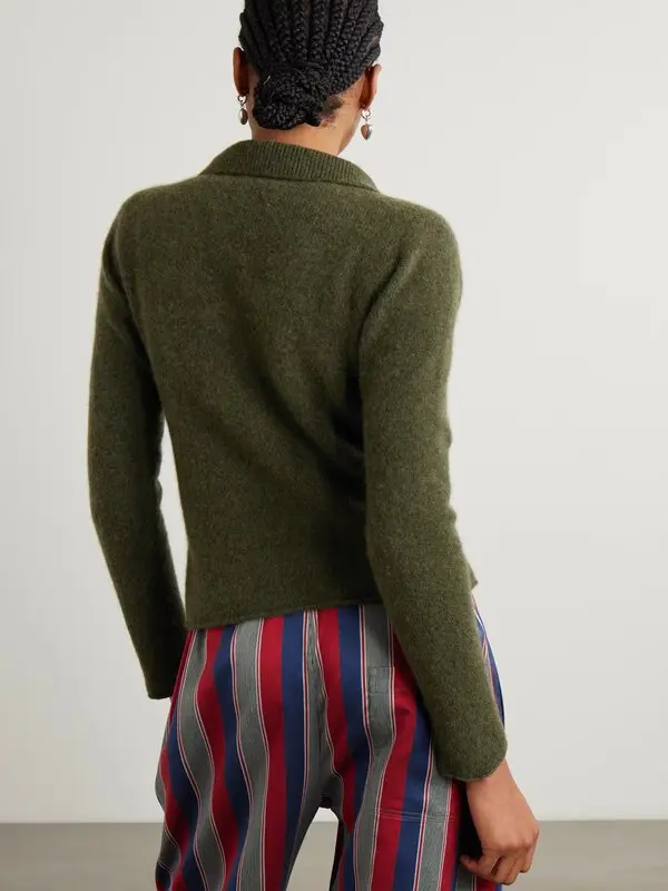 THE ELDER STATESMAN Cashmere Polo Shirt