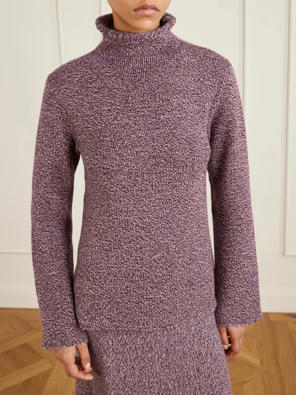 THE ELDER STATESMAN Flow Cashmere Turtleneck Sweater