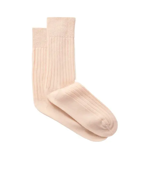 THE ELDER STATESMAN Ribbed Cashmere Socks