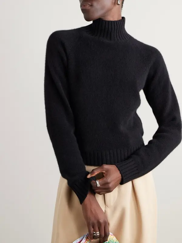 THE ELDER STATESMAN Cashmere Turtleneck Sweater