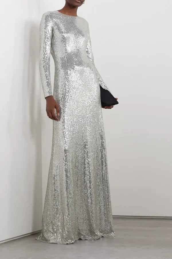 Michael Kors Sequined Plain Dress Dress