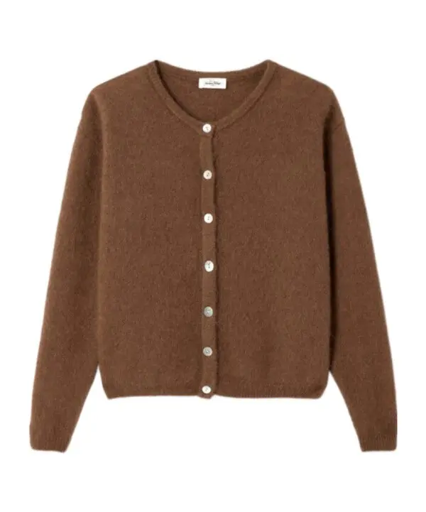 American Vintage Long-sleeved Knitted Cardigan