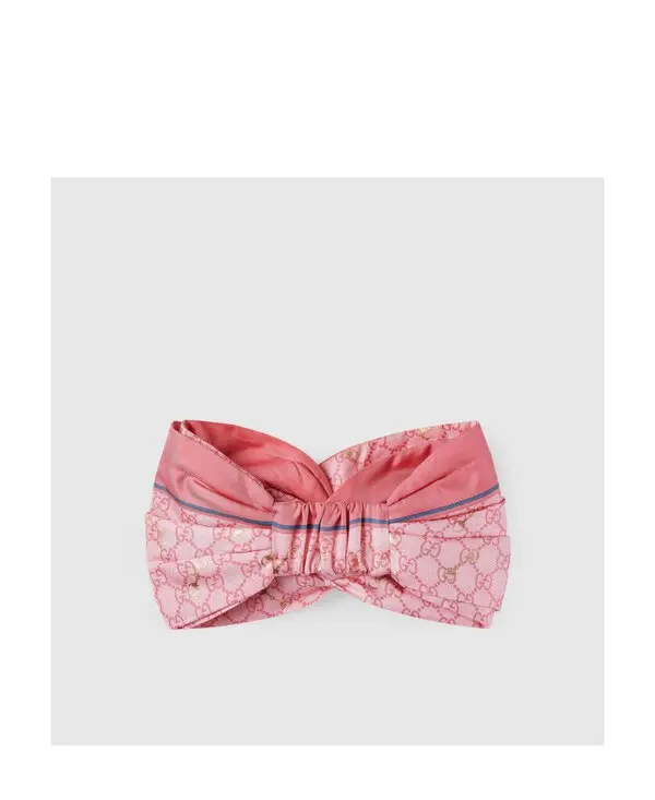 Gucci Gg Horsebit Silk Headband