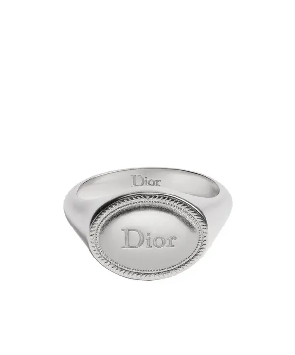 Dior Médaillon Signet Ring - Silver