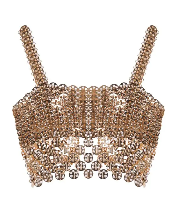 Rabanne Chain-link Crop Top