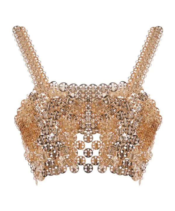 Rabanne Chain-link Crop Top