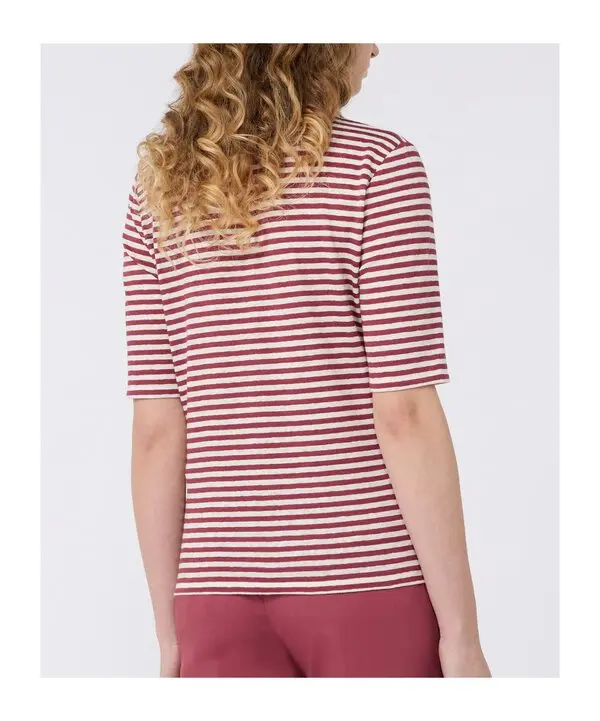 Max Mara V-neck Striped T-shirt - No
