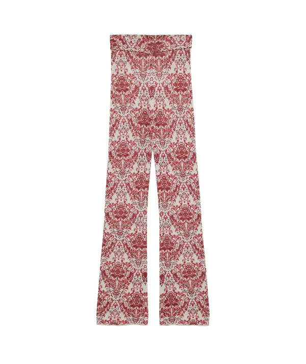Rabanne Paisley Jacquard Lurex Slim Trousers