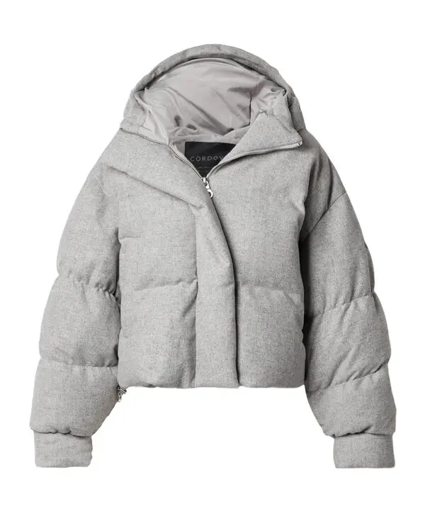 Cordova Quilted Zip-up Down Jacket
