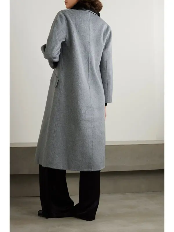Proenza Schouler Emma Double-breasted Wool Blend Coat