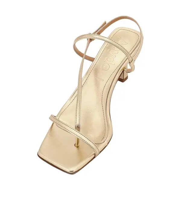 AeydĒ Square Toe High Heel Sandals