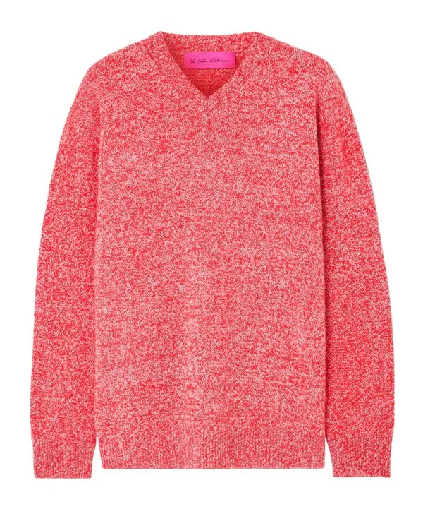 THE ELDER STATESMAN Statesman" Cashmere V-neck Knit