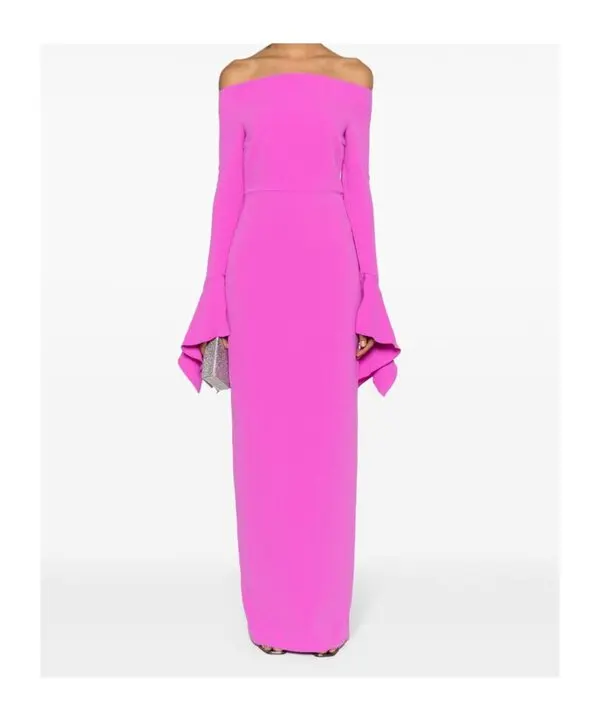 Solace Amalie Off-shoulder Cady Maxi Dress