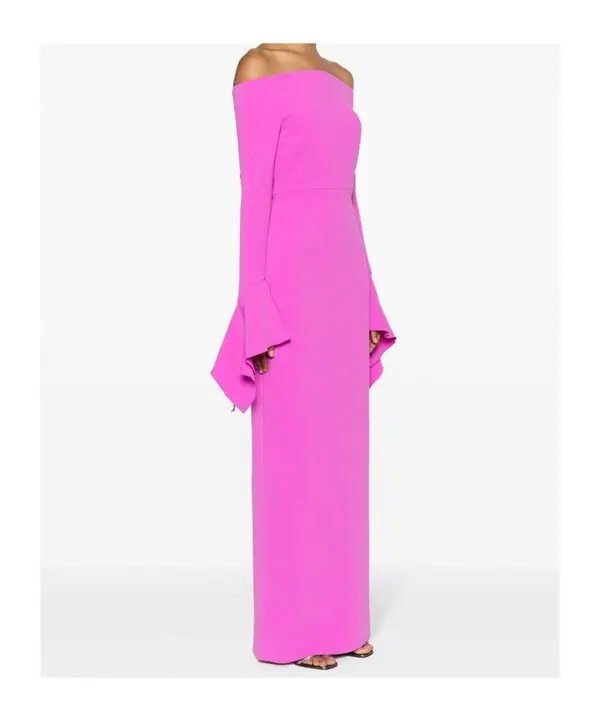 Solace Amalie Off-shoulder Cady Maxi Dress
