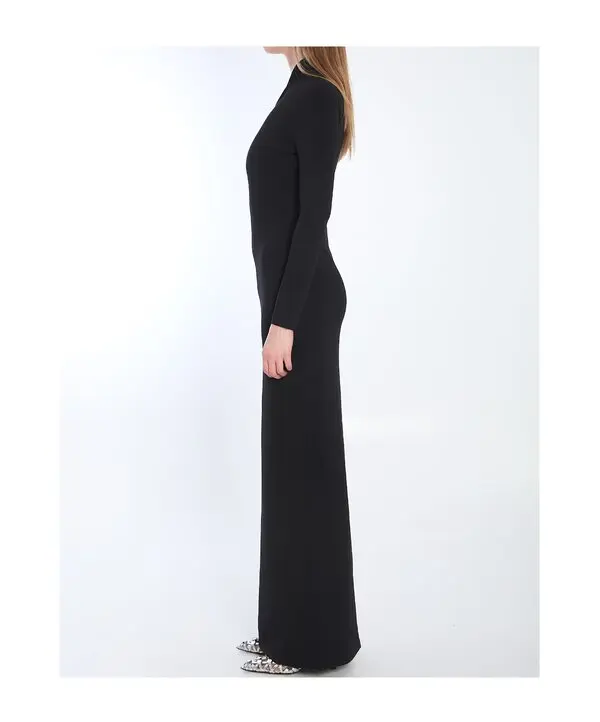 Solace Joana Maxi Dress With One-shoulder Asymmetric Sleeves