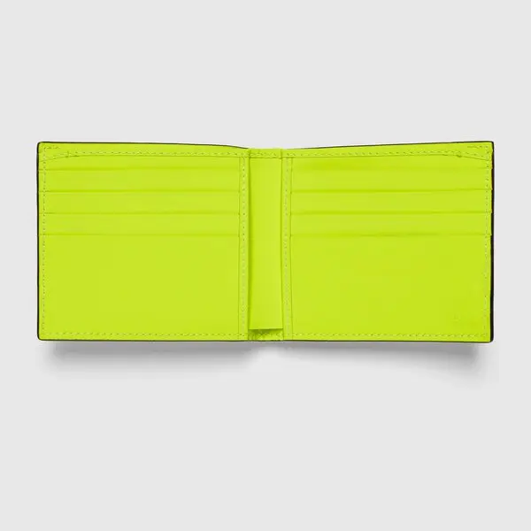 Gucci Gg Rubber Effect Double Fold Wallet