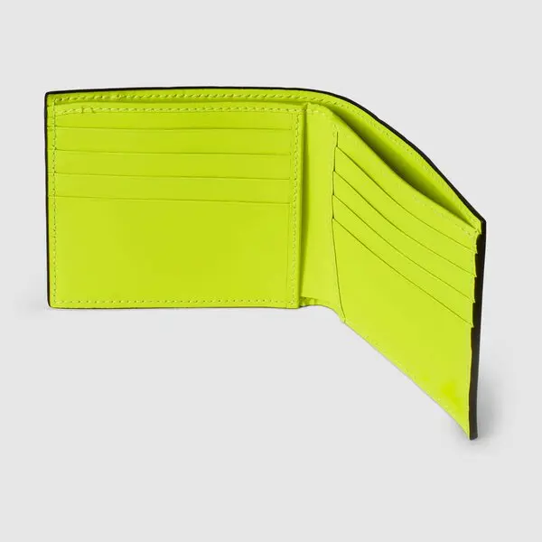 Gucci Gg Rubber Effect Double Fold Wallet