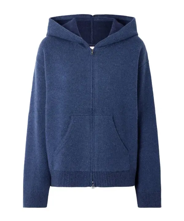 THE ELDER STATESMAN Canyon Cashmere Zip-up Hoodie