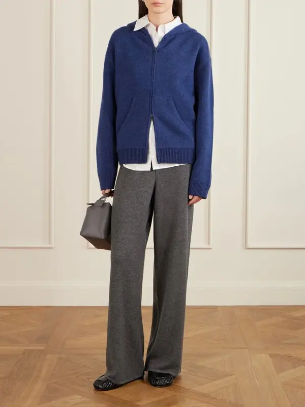 THE ELDER STATESMAN Canyon Cashmere Zip-up Hoodie