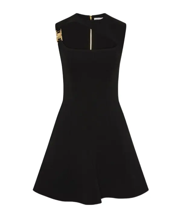 Rebecca Vallance Freyja Mini Dress With Art Deco Trim