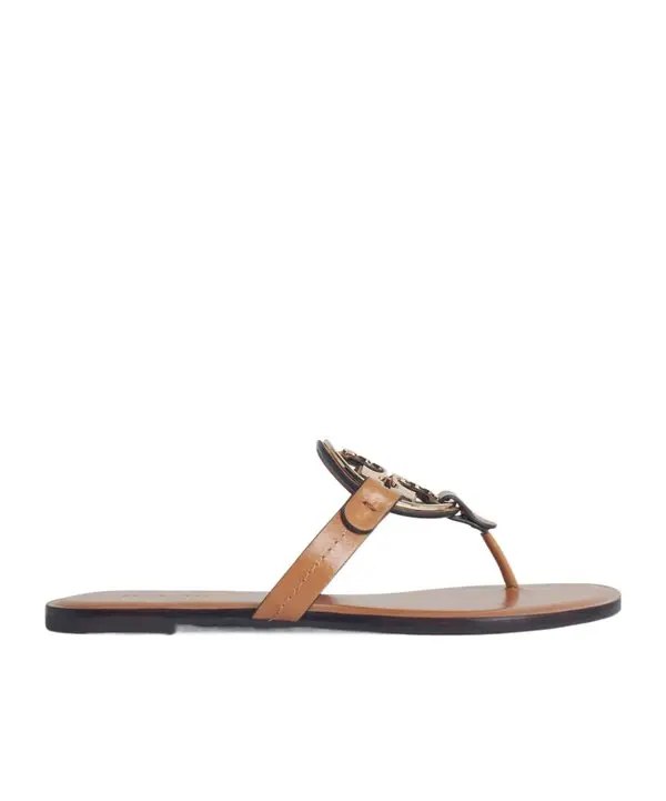 Tory Burch Miller Logo Plaque Sandals