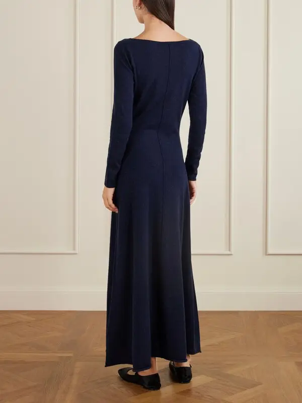 THE ELDER STATESMAN Cashmere Long Dress