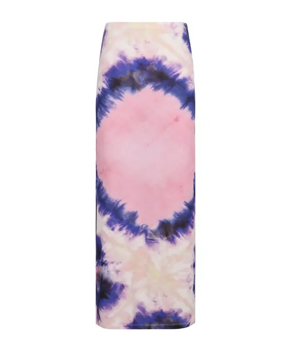 Rabanne Tie-dye Maxi Skirt