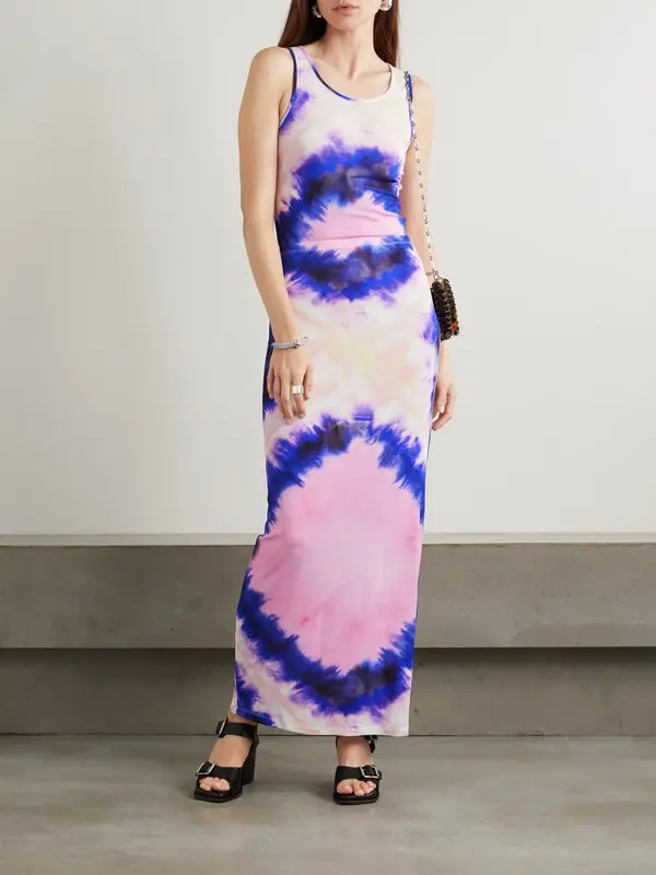 Rabanne Tie-dye Maxi Skirt