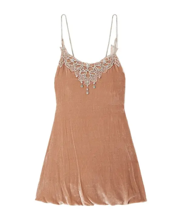 Rabanne Velvet Mini Dress